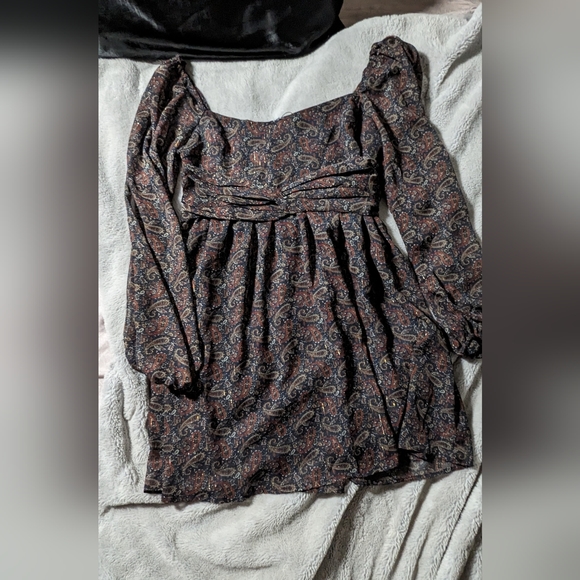 O.P.T. | Dresses | Nwt Opt One Pretty Time Paisley Dress Chiffon Small ...